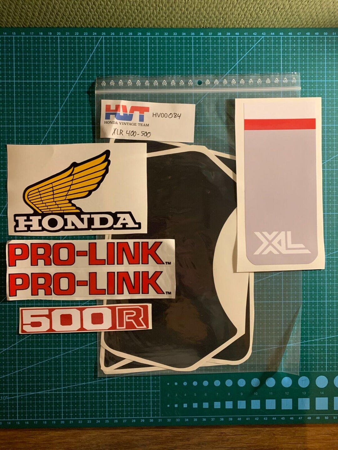 Honda XLR 500 82 Red Stickers Decals - Etsy