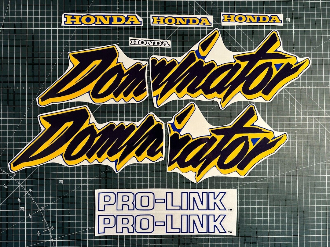Honda NX 650 Dominator 88 Blue Stickers Decals - Etsy