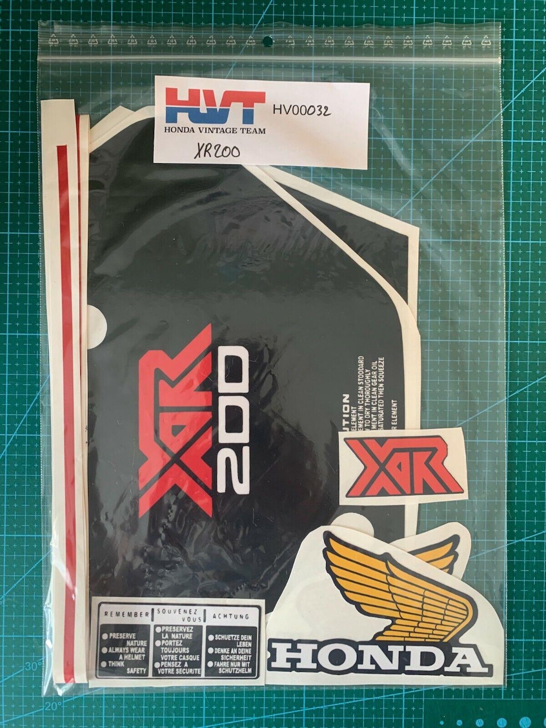 Honda XR200 Stickers Decals - Etsy UK