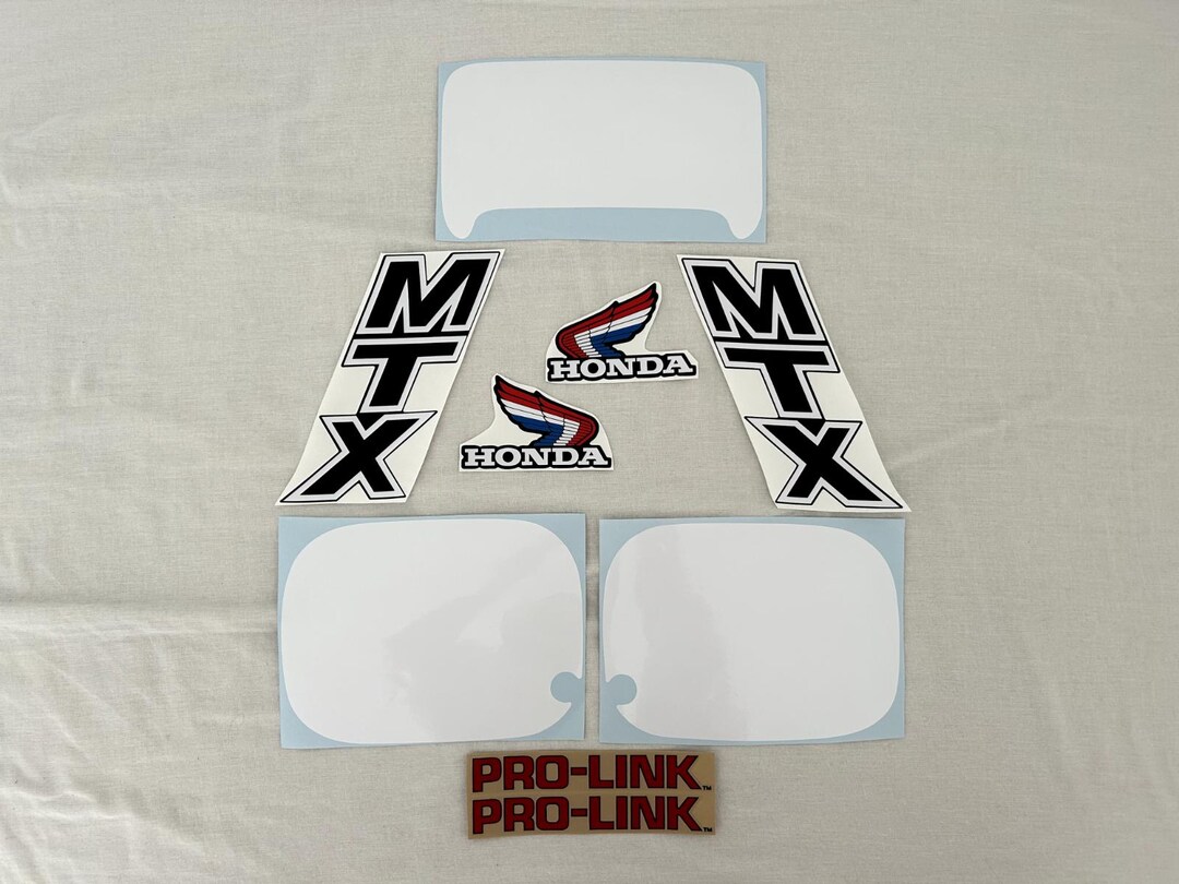 Honda MTX 80 85 Black Stickers Decals - Etsy