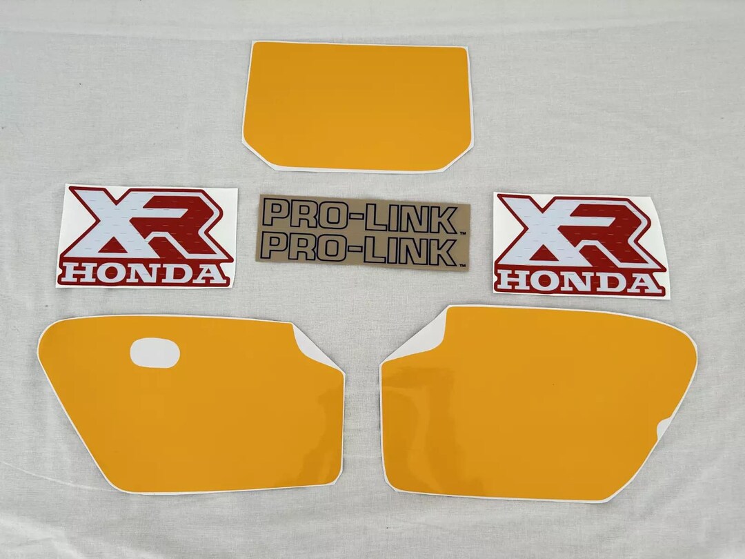 Honda XR 600 1986 EU Plate Stickers Decals - Etsy