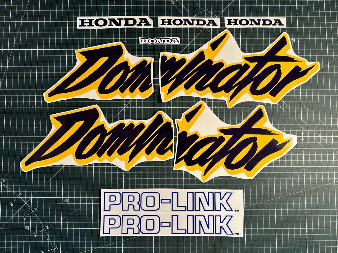 Honda NX 650 Dominator 88 White Stickers Decals - Etsy