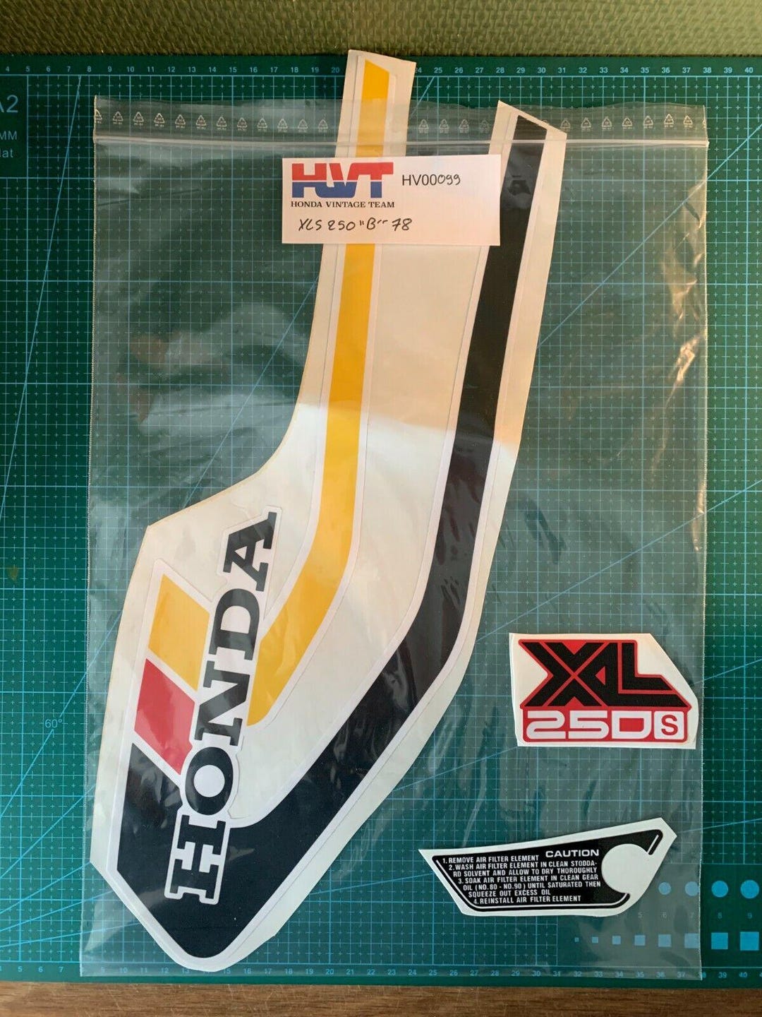 Honda XLS 250 Z Red Stickers Decals - Etsy