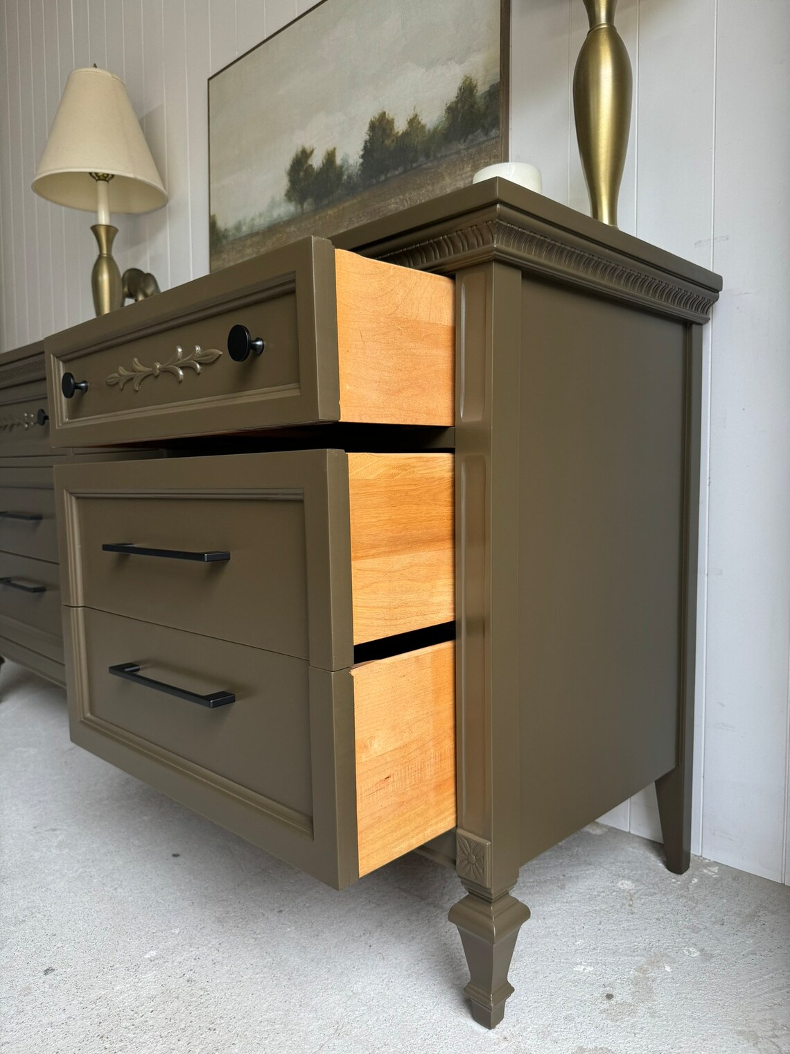 Available Knechtel Solid Wood Dresser READ DESCRIPTION - Etsy