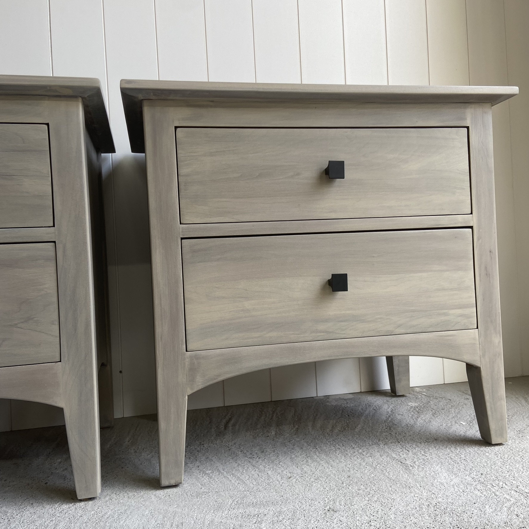 SOLD Gorgeous Ethan Allen Solid Wood Refurbished Night Stand Set of 2 ...