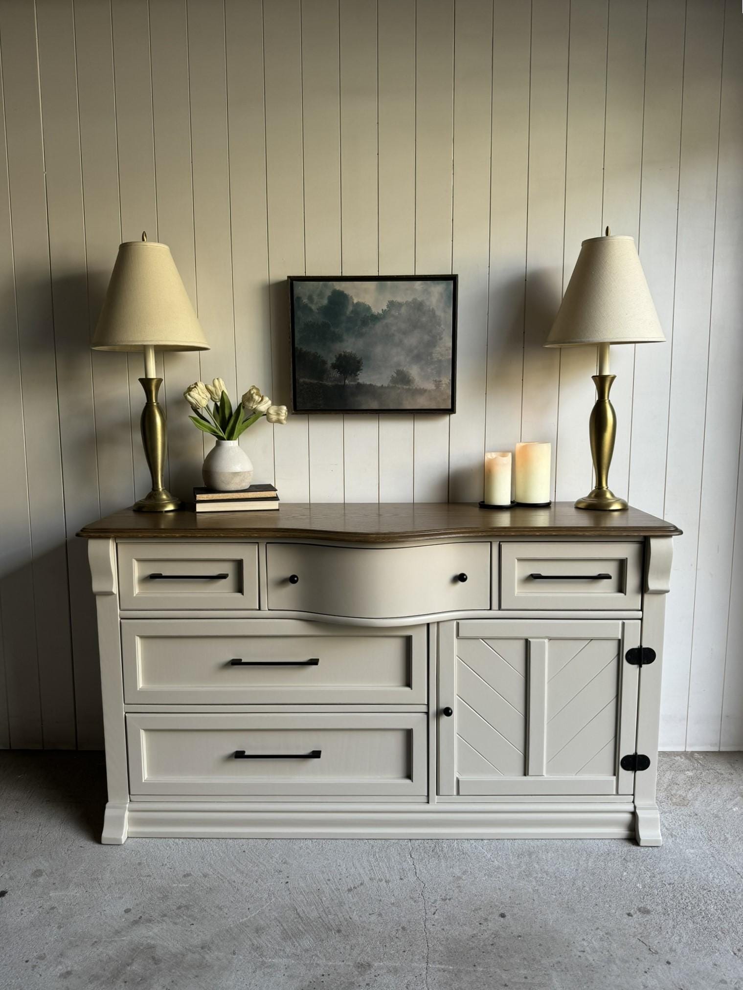 Cream Sideboard Etsy