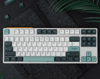 Dark Green Pbt Keycaps - Etsy