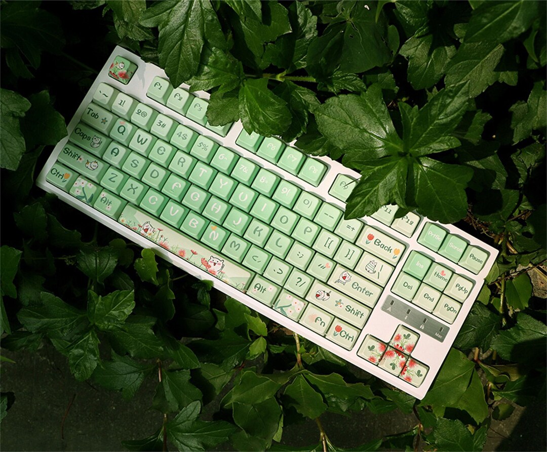145pcs Cat Spring Tour Theme Keycap Set PBT Keycap MDA - Etsy