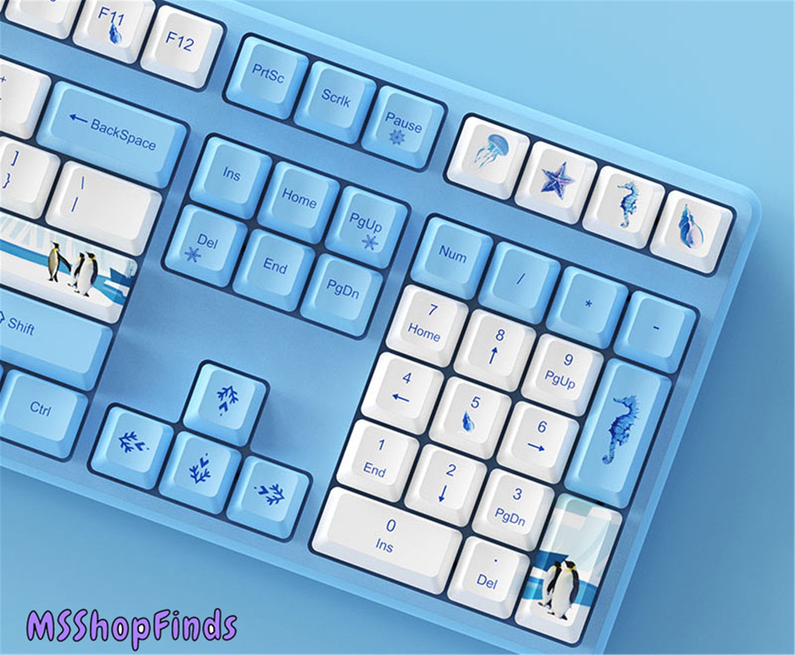 108pcs Ocean Theme Keycaps Set PBT Keycap OEM Keycap | Etsy