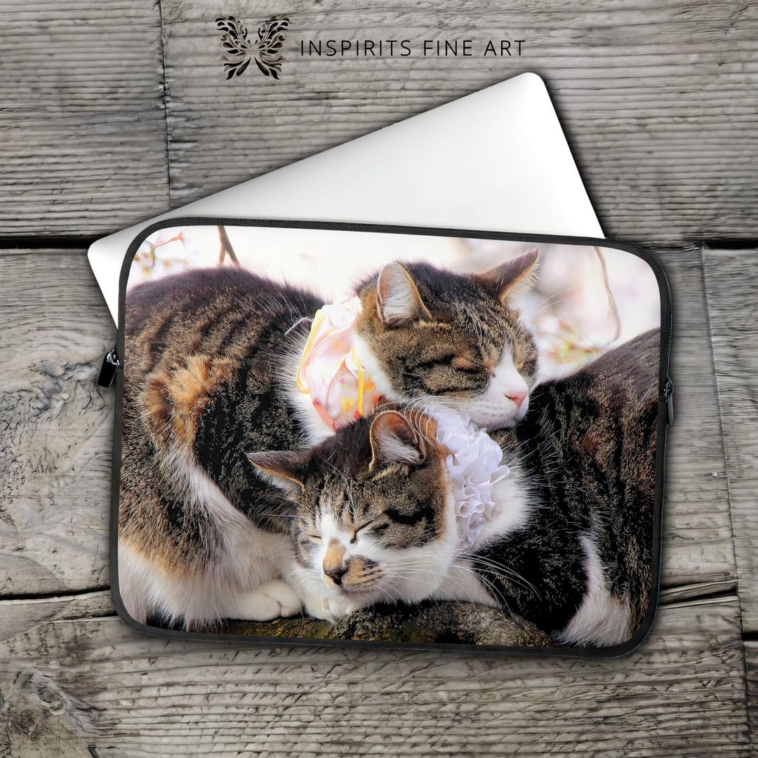 Cute Cat Laptop Sleeve, Japanese Kawaii Laptop Case for MacBook Air/pro ...
