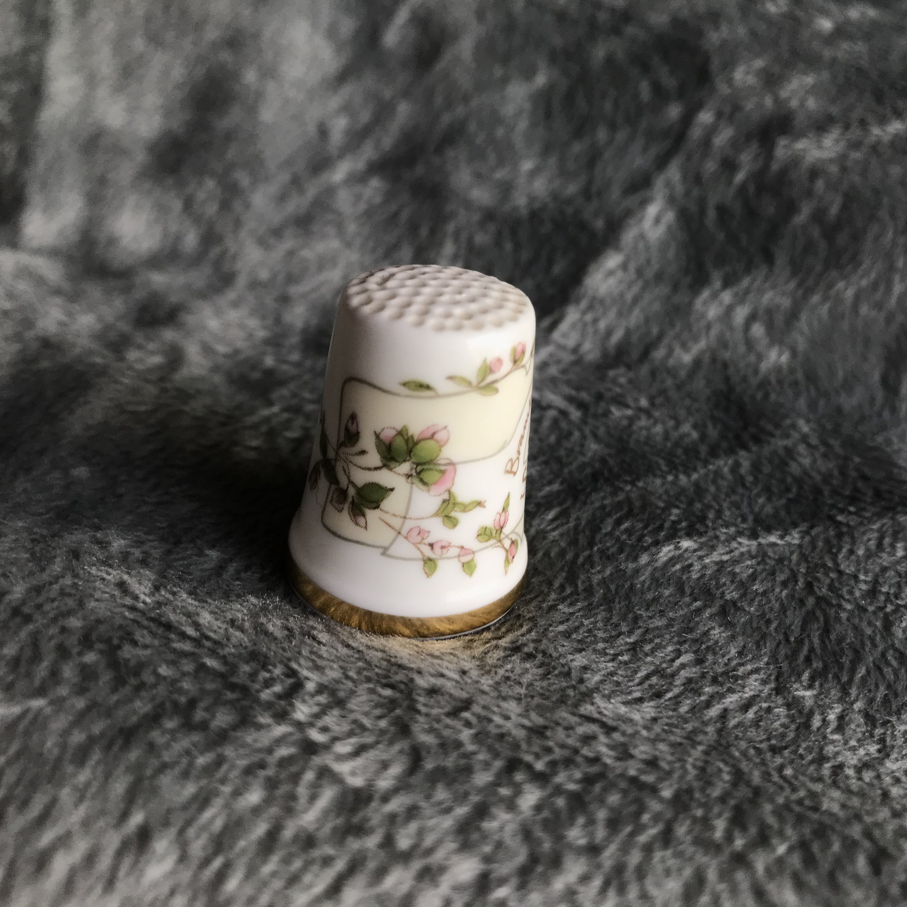 Vintage Thimble Brambly Hedge SPRING by Jill Barklem 1982, Royal ...