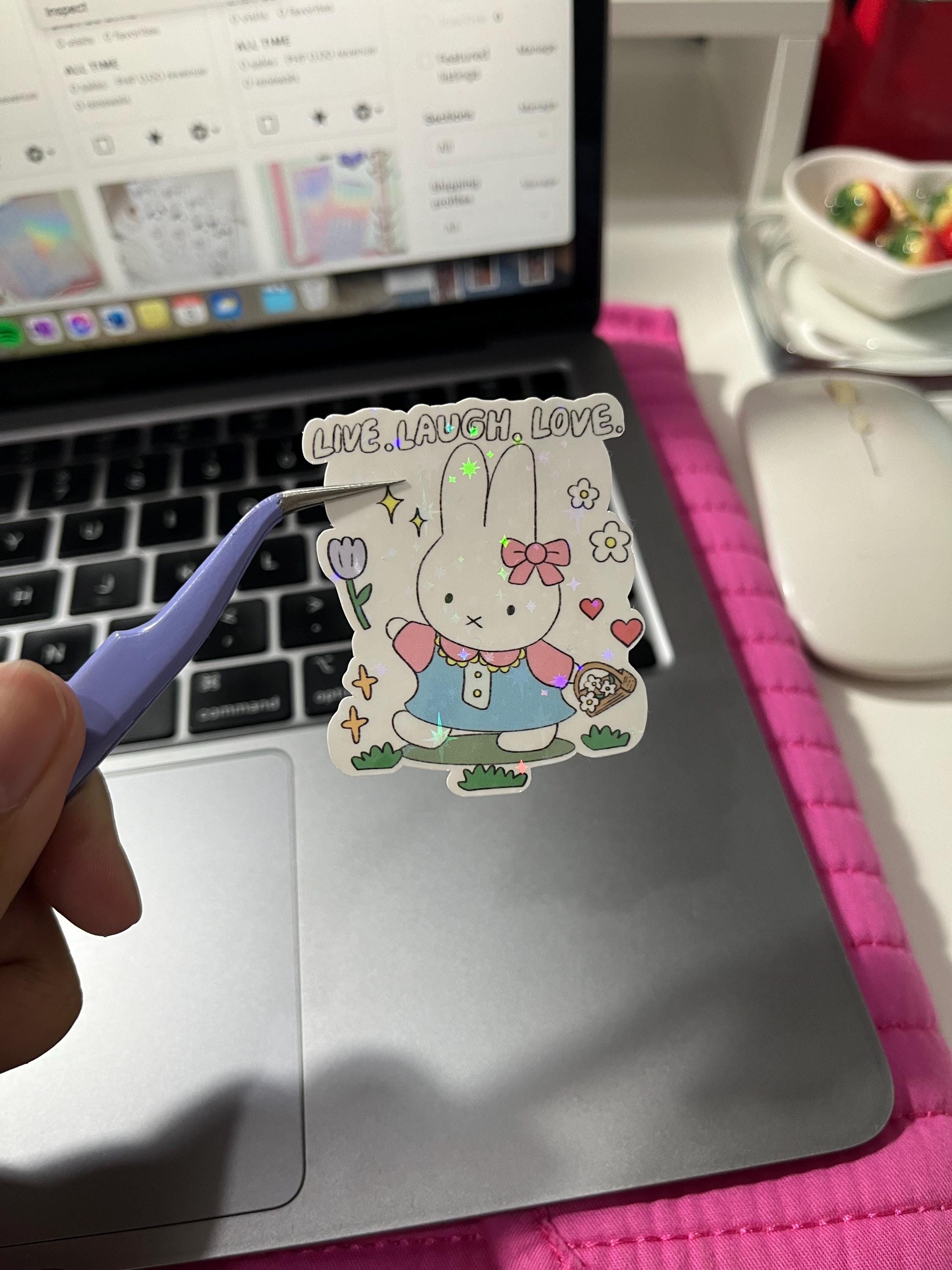 Y2k Bunny Affirmation Vinyl Coquette Stickers, Waterproof, Journal ...