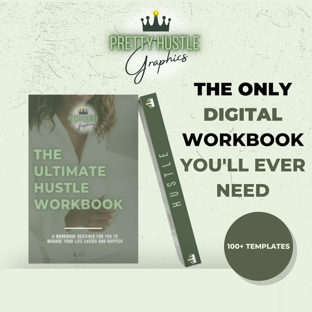 The Ultimate Hustle Workbook, Lead Magent Template, Canva Templates ...
