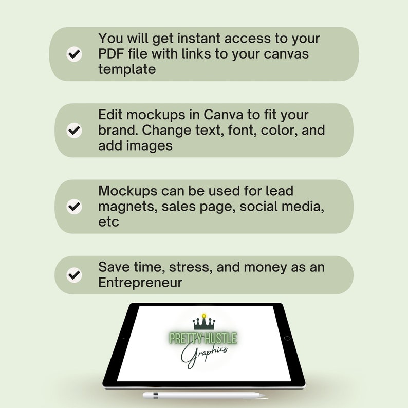 20 Digital Product Mockups | Digital Mockup | Canva Template | iPhone ...