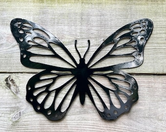 Metal Butterfly Sign - Etsy