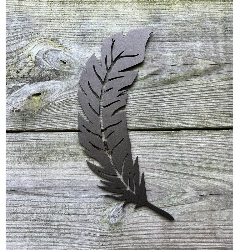 Metal Feathers - Etsy