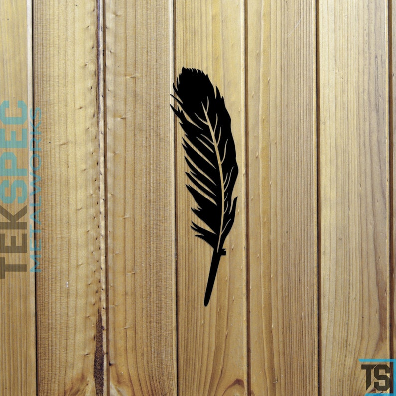 Feather, Custom Feather Art, Feather Decoration, Metal Feather, Metal ...