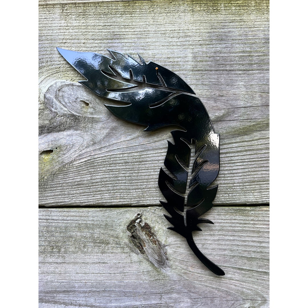 Feather, Custom Feather Art, Feather Decoration, Metal Feather, Metal ...