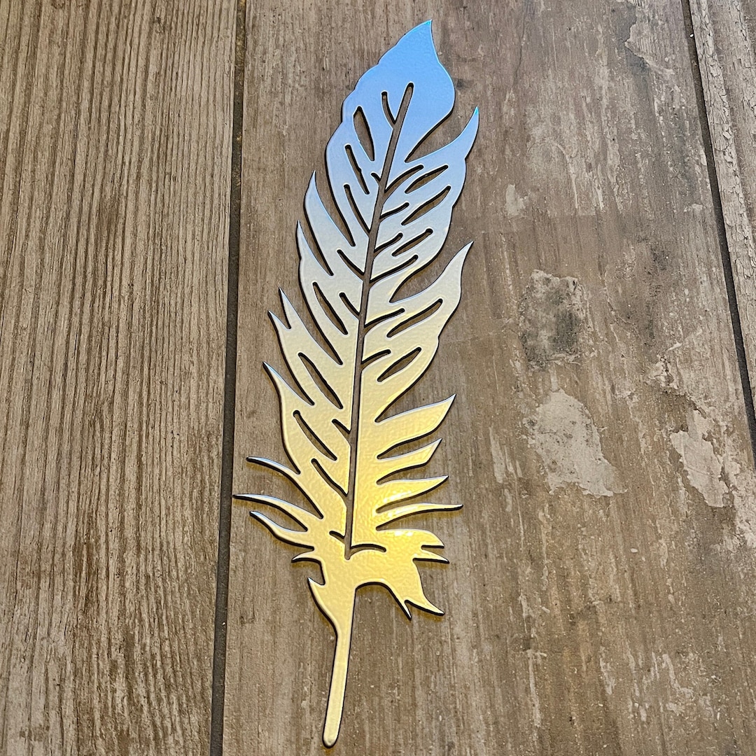 Feather, Custom Feather Art, Feather Decoration, Metal Feather, Metal ...