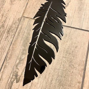 Feather, Custom Feather Art, Feather Decoration, Metal Feather, Metal ...