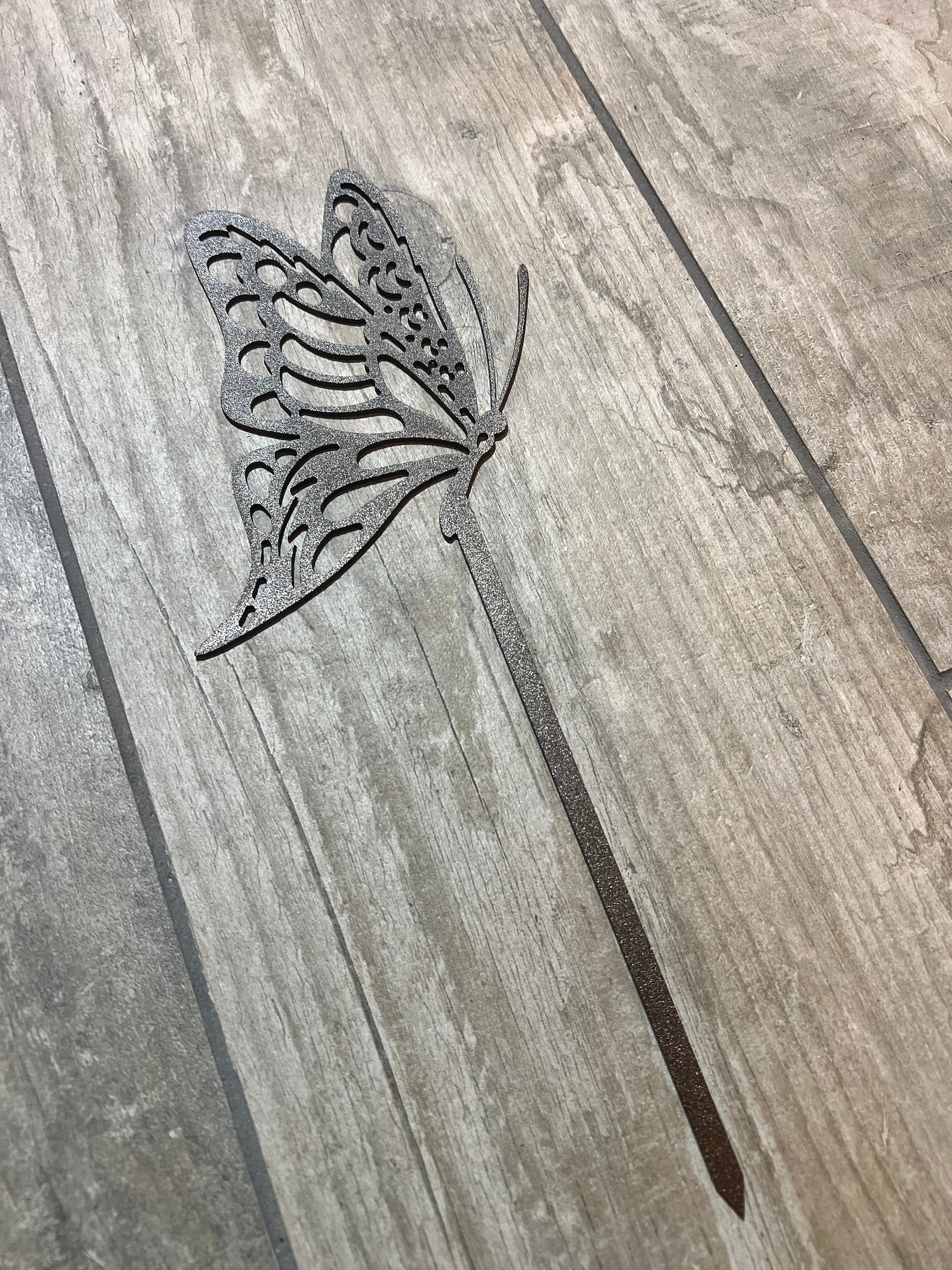 Butterfly Garden Art, Custom Metal Butterfly, Butterfly Metal Sign ...