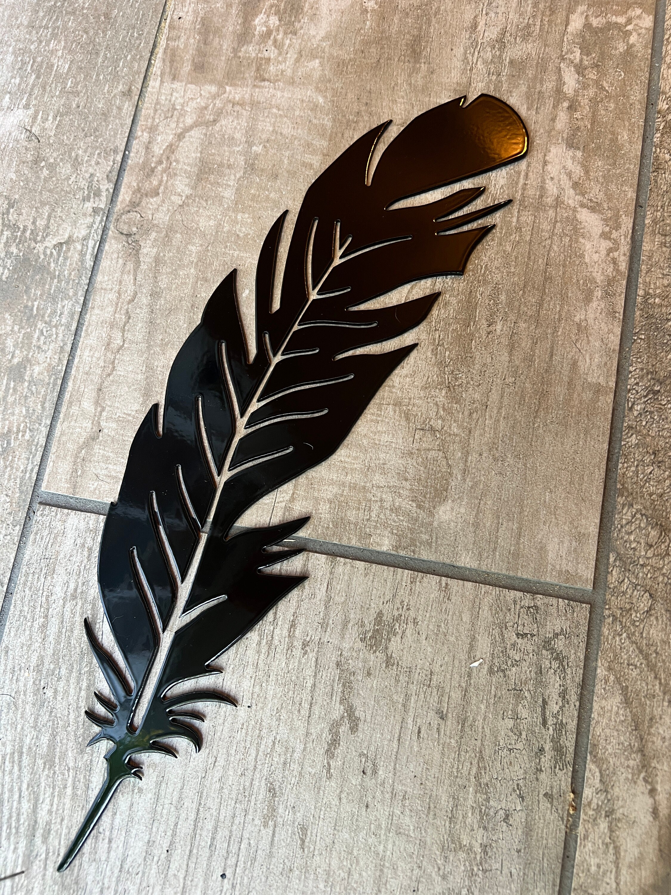 Feather, Custom Feather Art, Feather Decoration, Metal Feather, Metal ...
