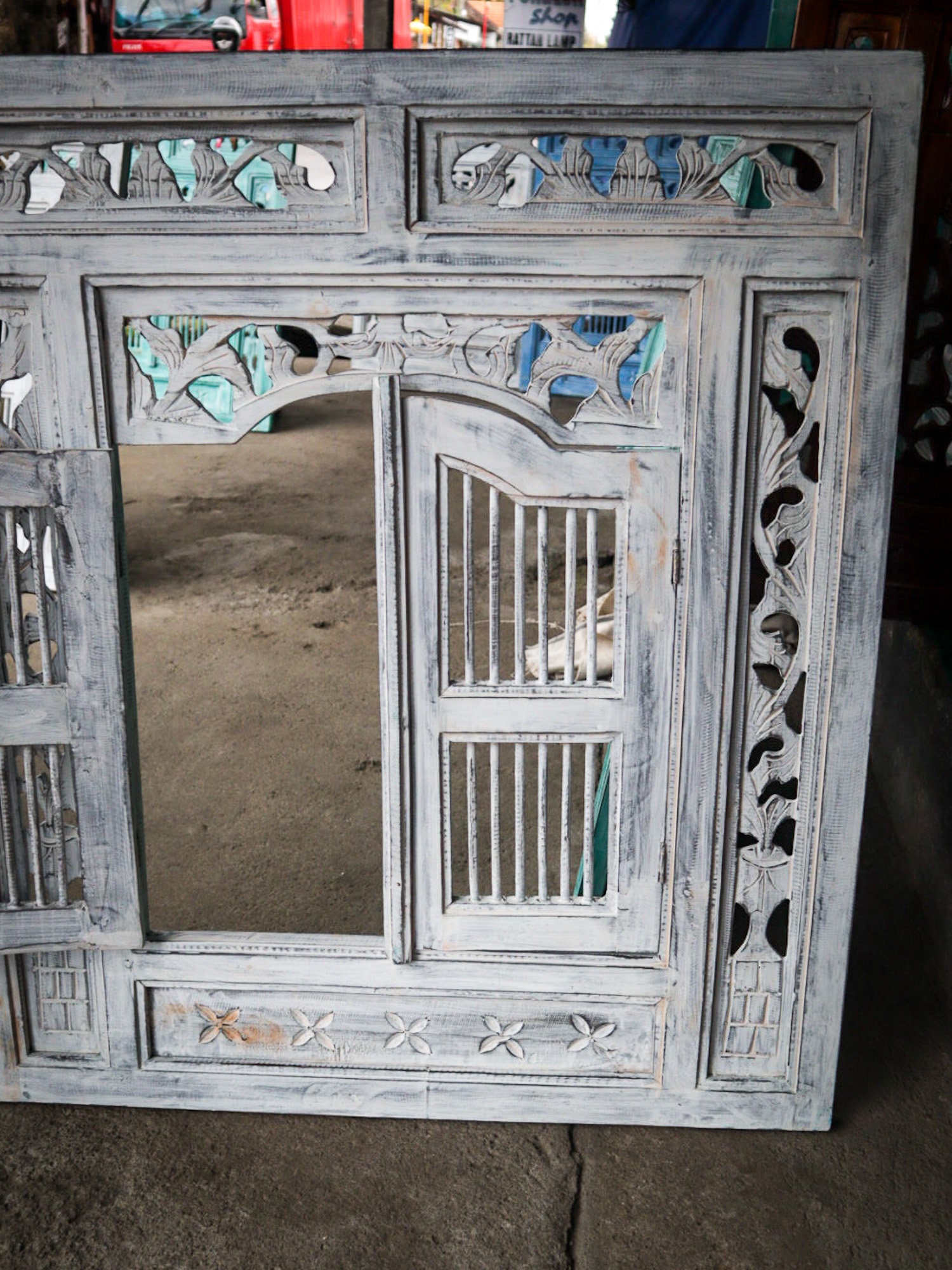 Shop Window Frame Mirrors