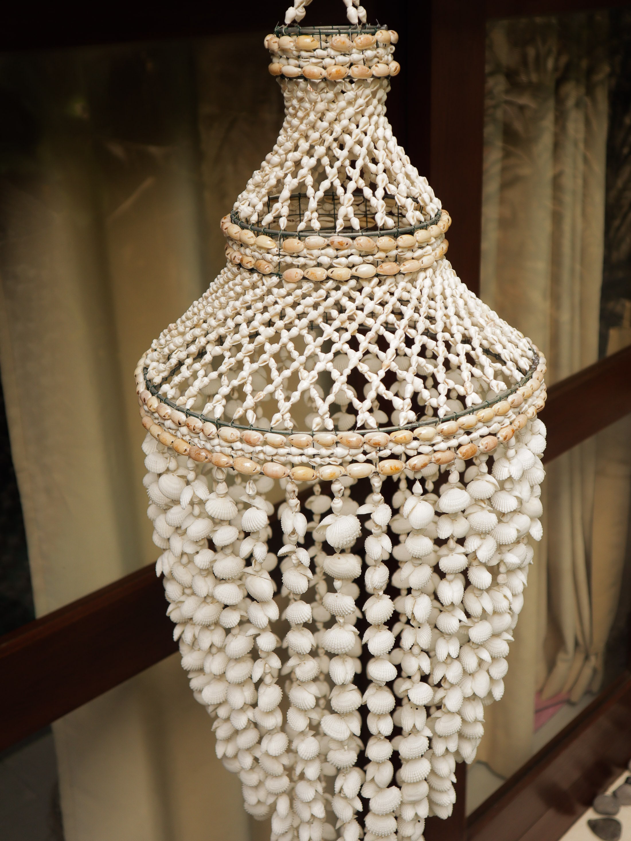 Mobile Seashell Chandelierseashell Lamp Shade Seashell Lamp - Etsy