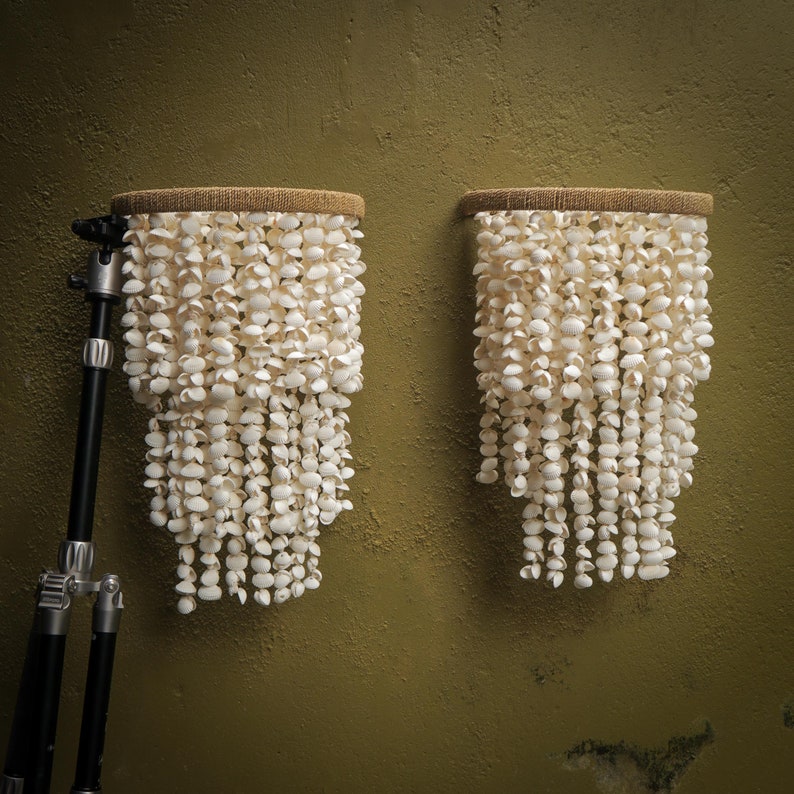 Sea Shell Sconce Bohemian Sea Shell Scones Wall Decoration - Etsy