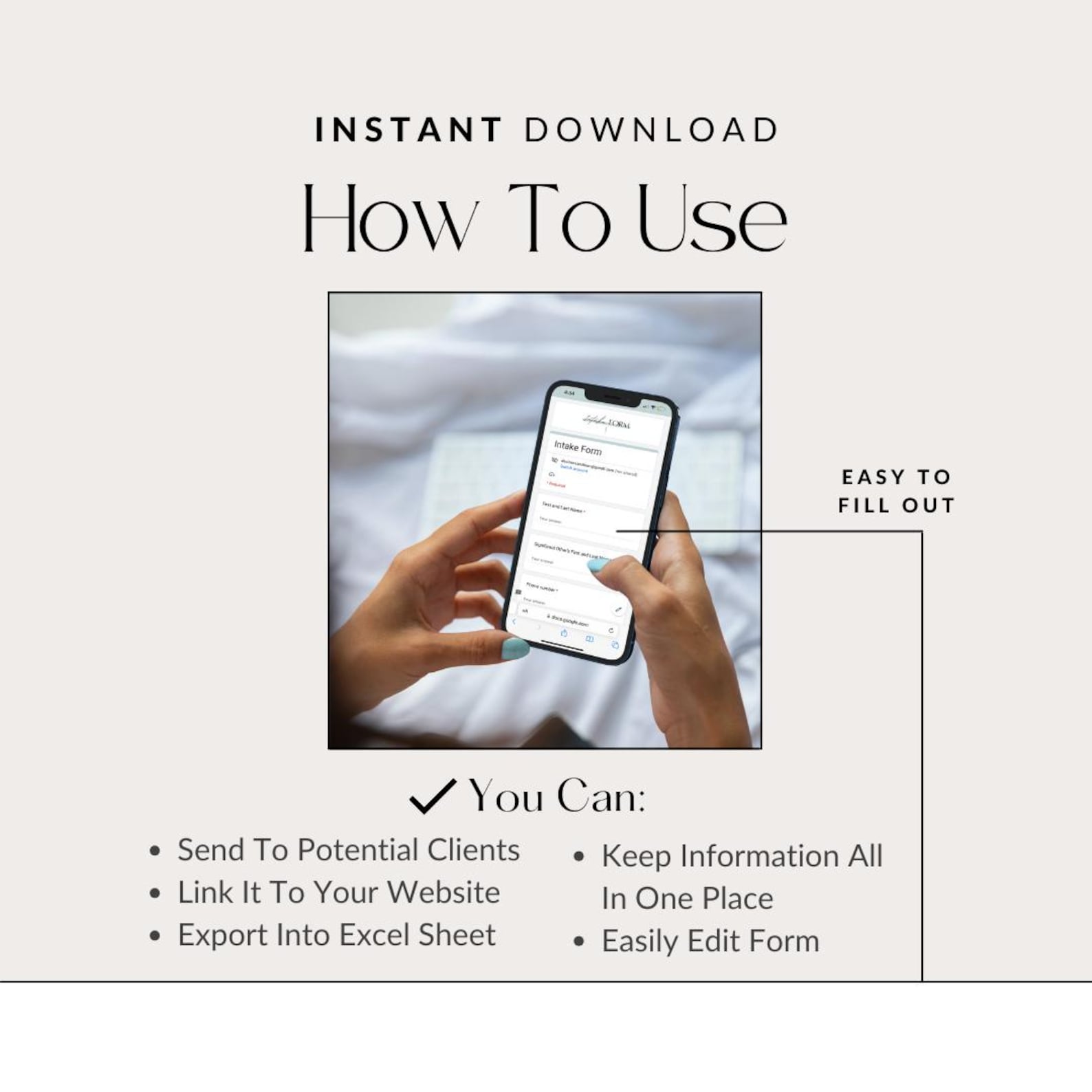 Bookkeeper New Client Intake Form - Editable Google Form Template - Etsy