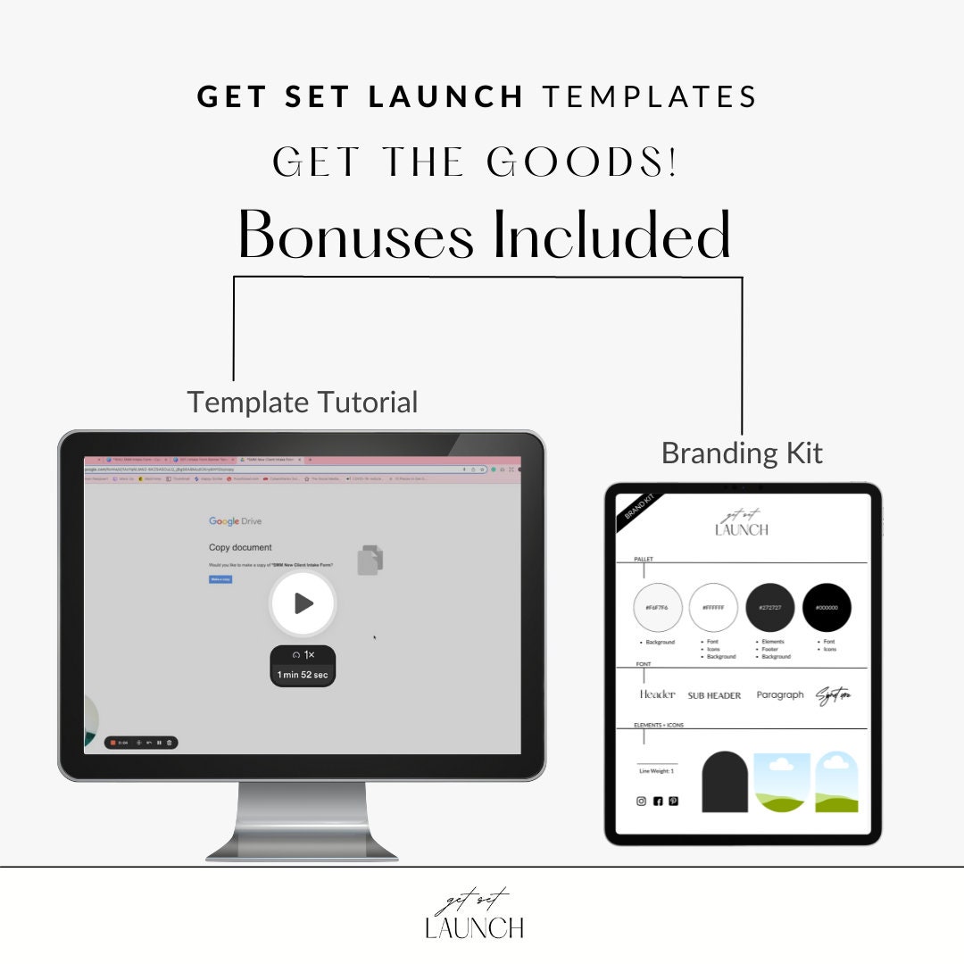 Social Media Manager Intake Form Google Form Canva Template - Etsy