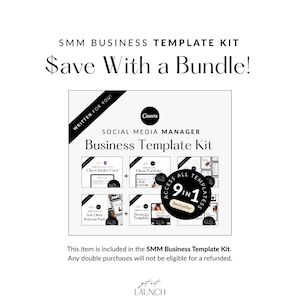 Social Media Manager Intake Form, Google Form, Canva Template - Etsy