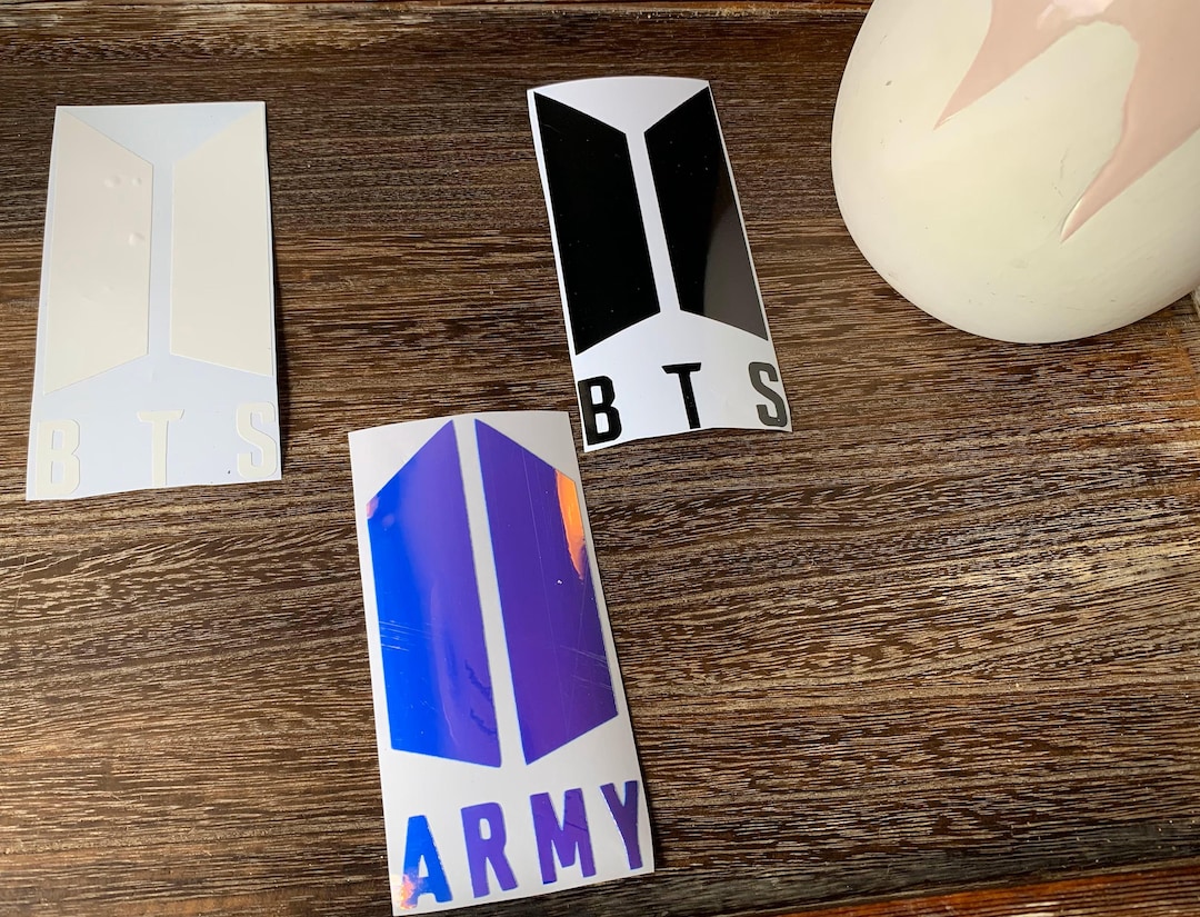 BTS Inspired Logo Vinyl Decal Sticker ARMY Inspired Logo for Car ...