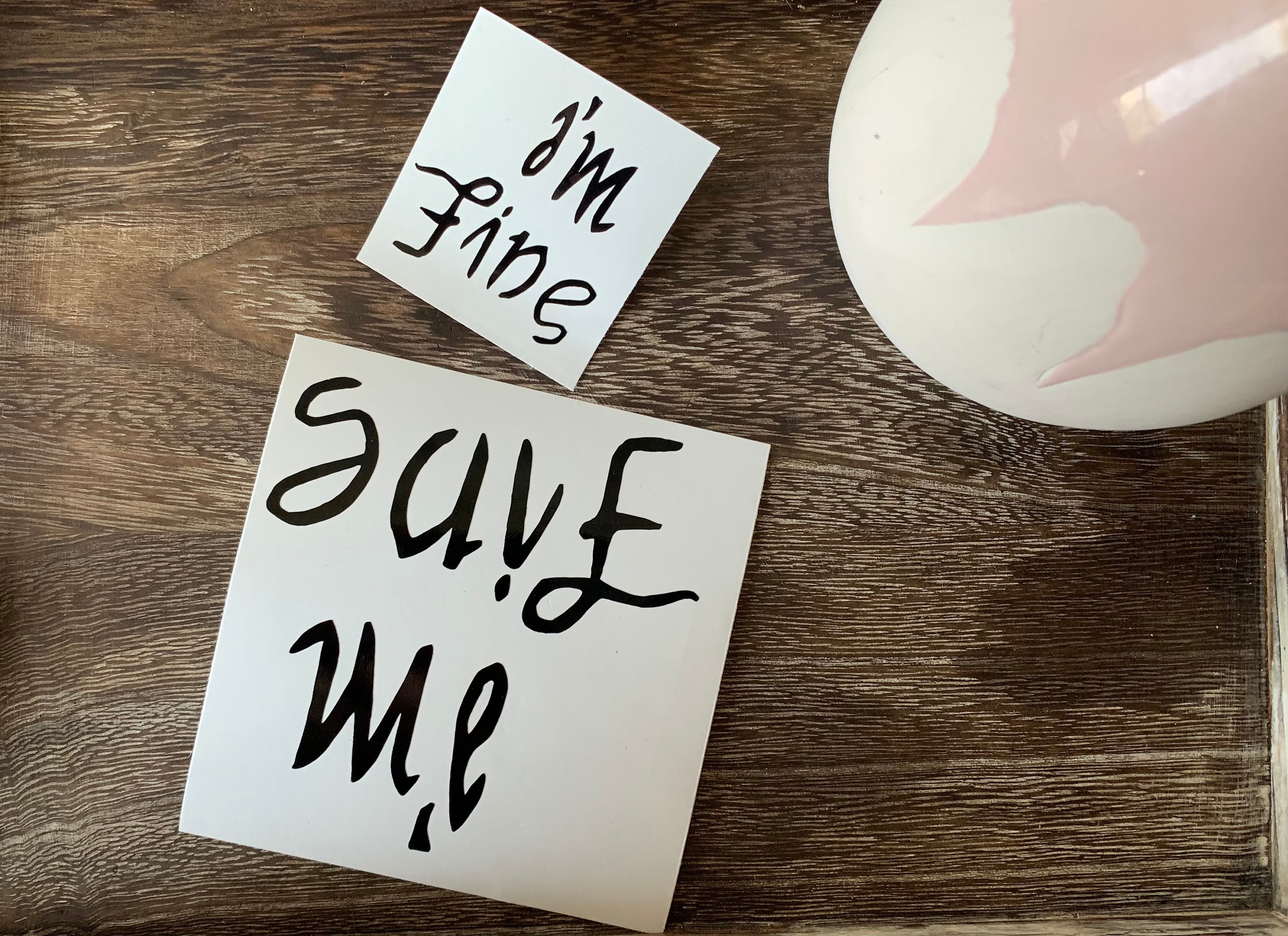 BTS Im Fine Save Me Logo Vinyl Decal Sticker for Car - Etsy Canada
