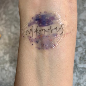 BTS Inspired Temporary Tattoo | Logo, Love Yourself, Mikrokosmos, Zero ...