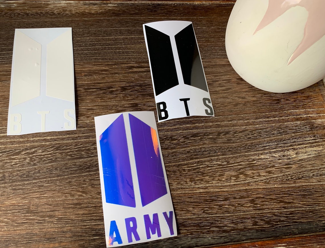BTS Logo Vinyl Decal Sticker ARMY Logo for Car Computer - Etsy Sweden