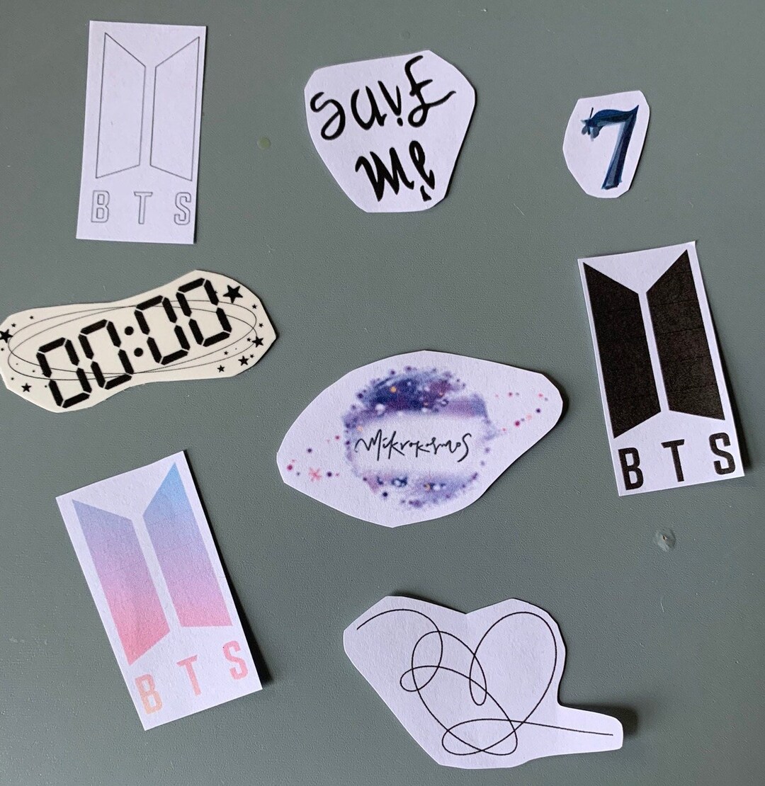 BTS Inspired Temporary Tattoo | Logo, Love Yourself, Mikrokosmos, Zero ...