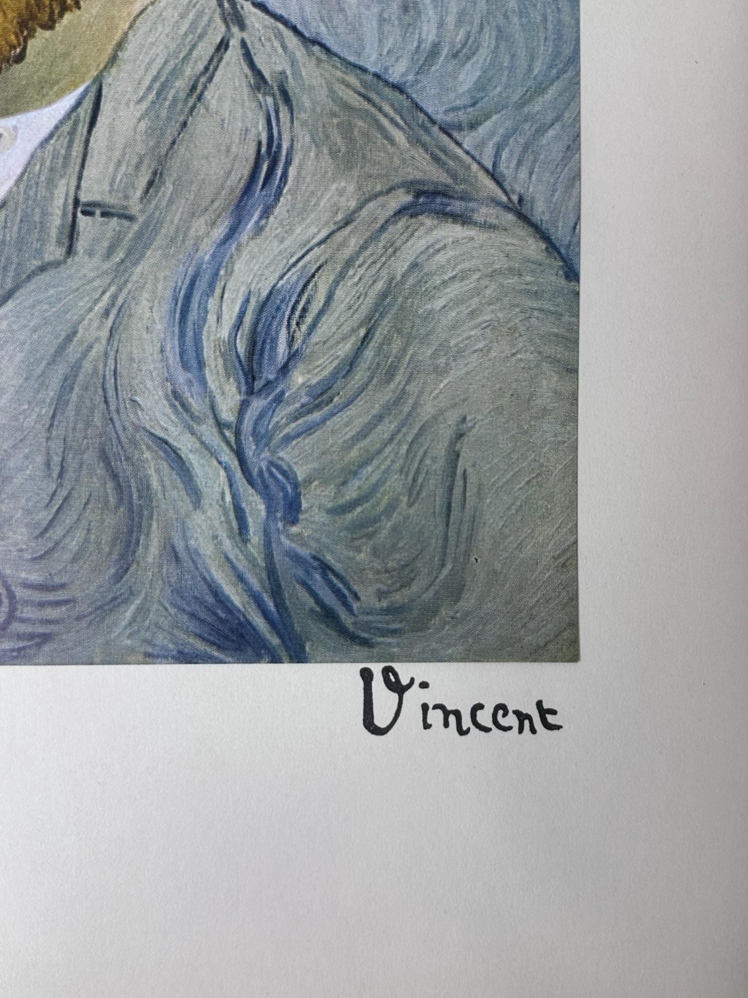 Vincent Van Gogh Original Signed Print, Portrait of the Artist ...