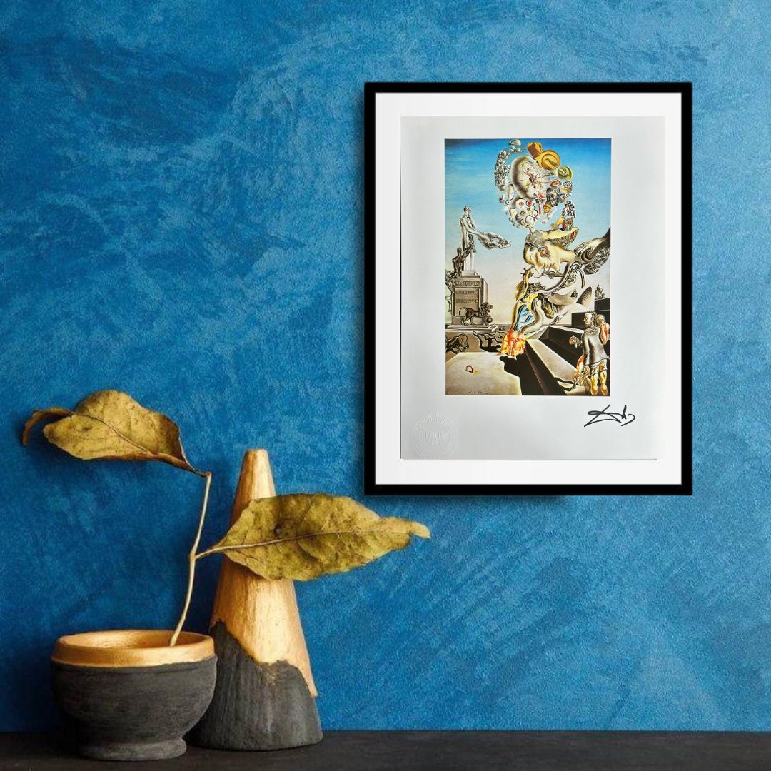 Salvador Dalí Original Signed Print 1966-67, the Lugubrious Game, 1929 ...