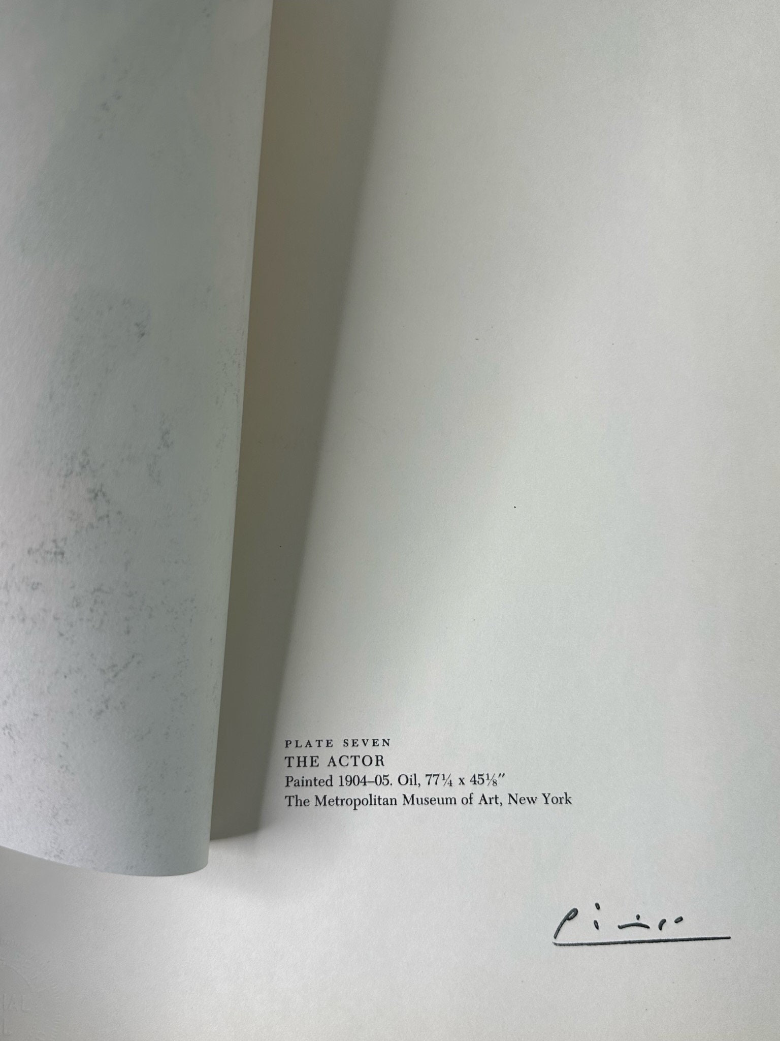 Pablo Picasso Original Signed Print, the Actor, 1904-05 Original 1954 ...