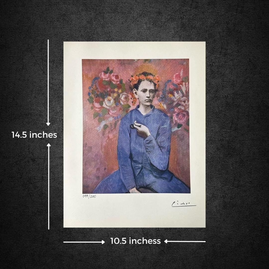 Pablo Picasso Original Signed Print Boy With a Pipe 1905 Original 1954 ...