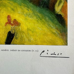 Pablo Picasso Blue Period Print 1901-1905 French Cancan, Paris, 1901 ...