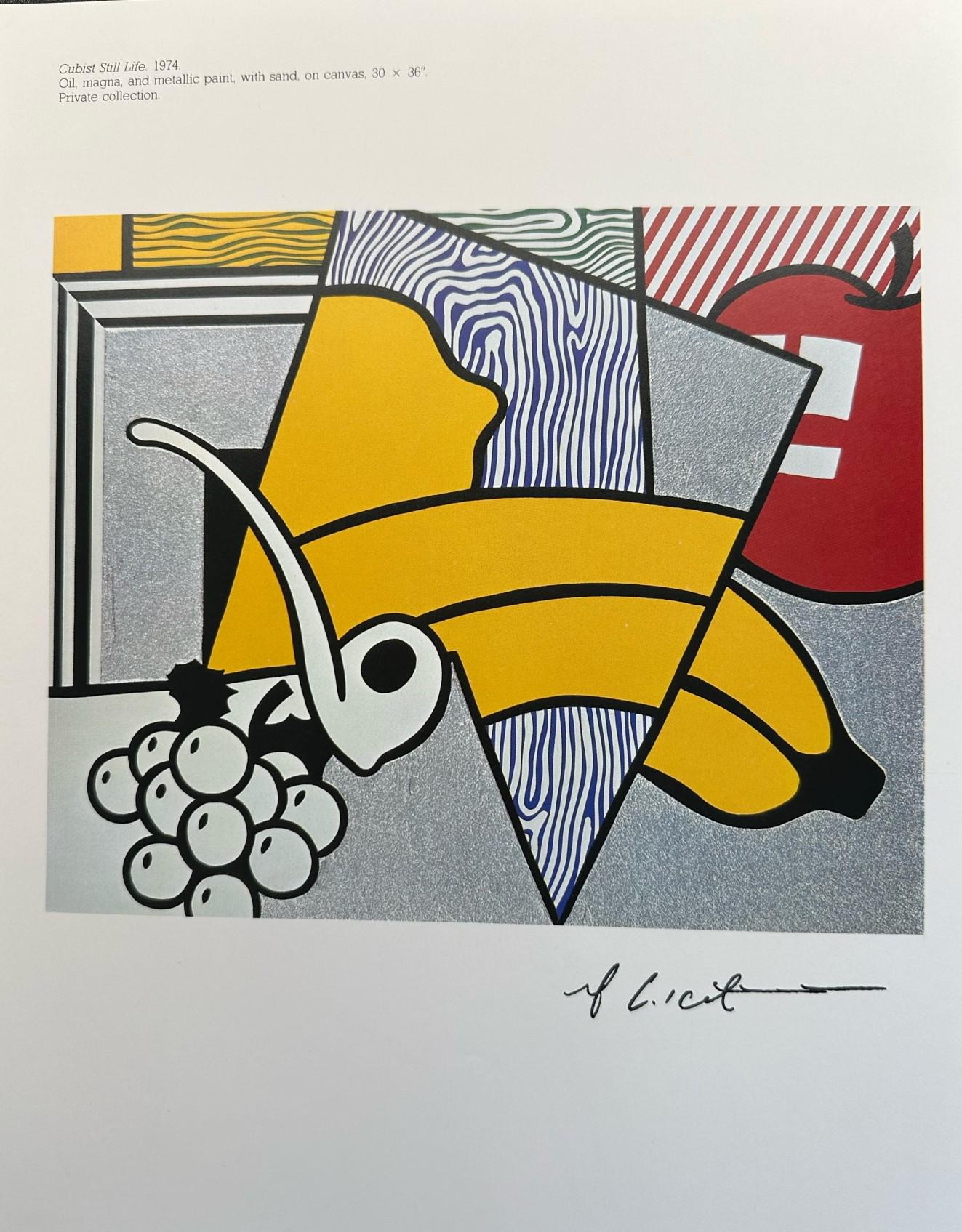Roy Lichtenstein Print Cubist Still Life, Signed Screenprint, Pop Art Icon, Bold Graphic ...