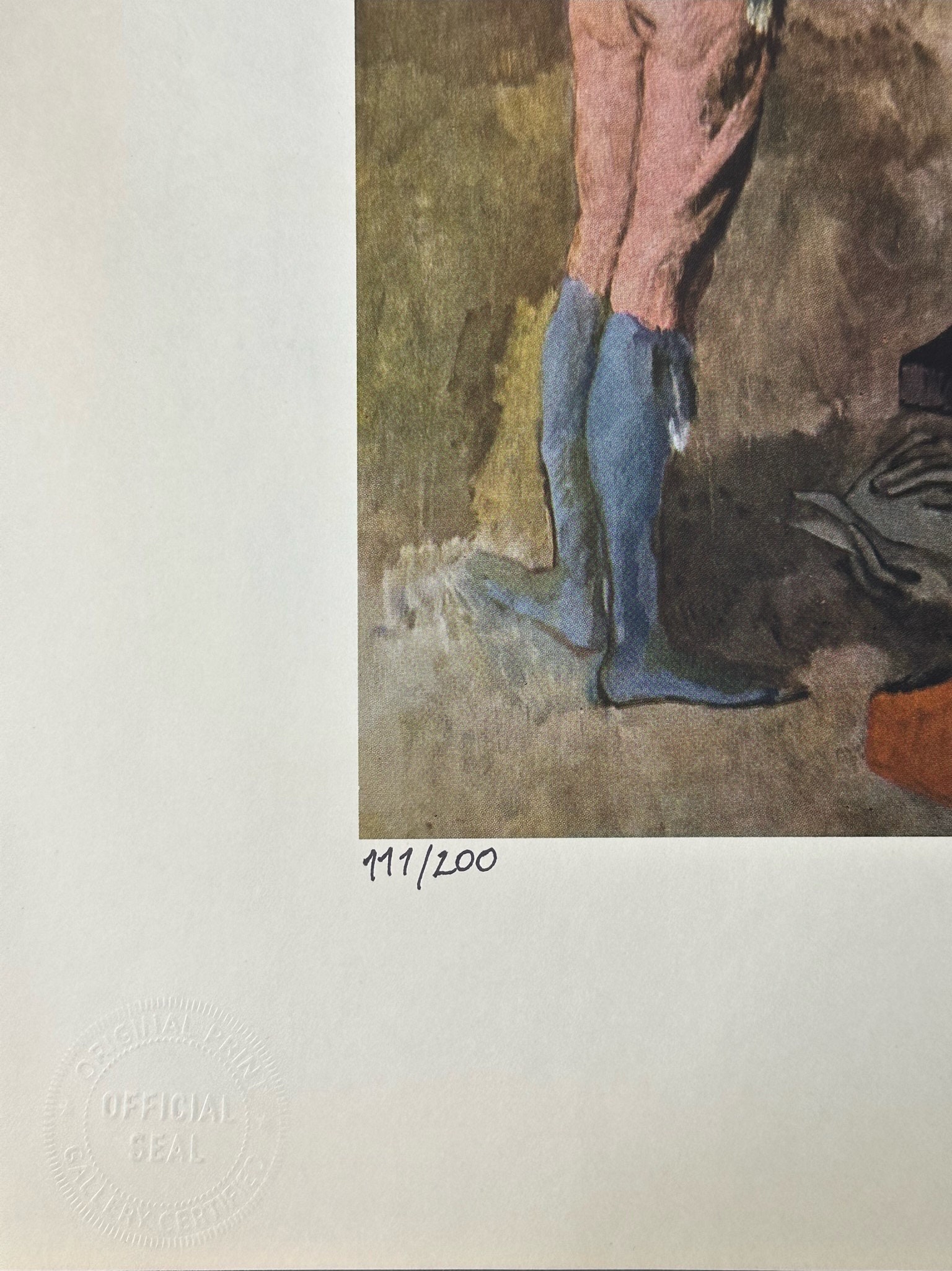Pablo Picasso Original Signed Print, the Actor, 1904-05 Original 1954 ...
