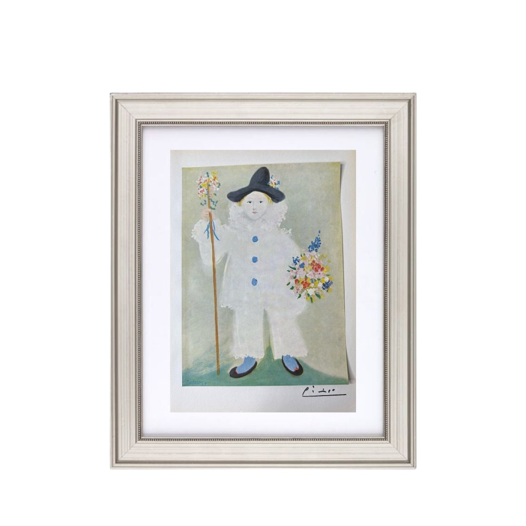 Pablo Picasso, Paul as Pierrot, 1929 Original 1954 Hand Tipped Color ...