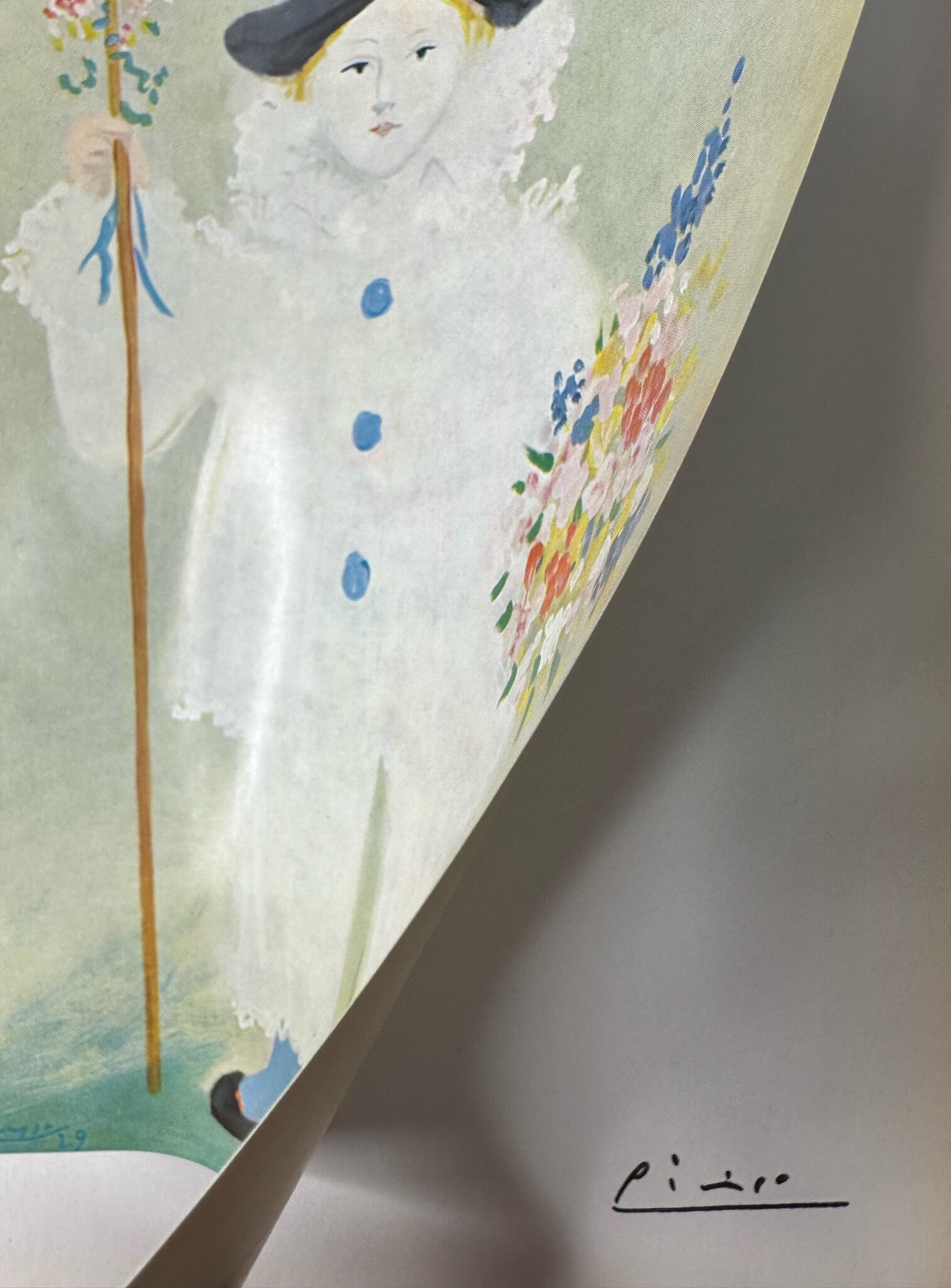 Pablo Picasso, Paul as Pierrot, 1929 Original 1954 Hand Tipped Color ...