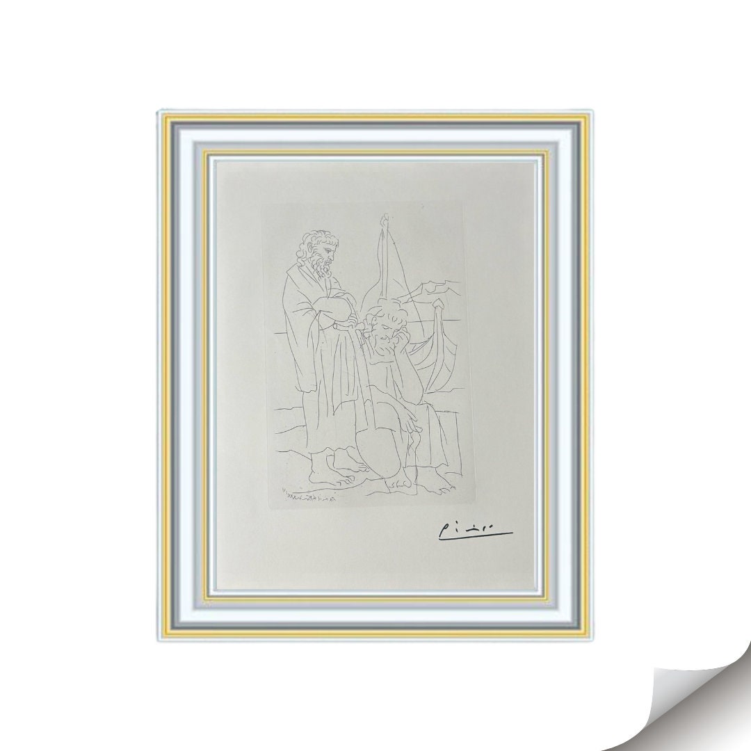 Pablo Picasso Original Signed Print Lysistrata Vintage Art Print 1954 - Etsy