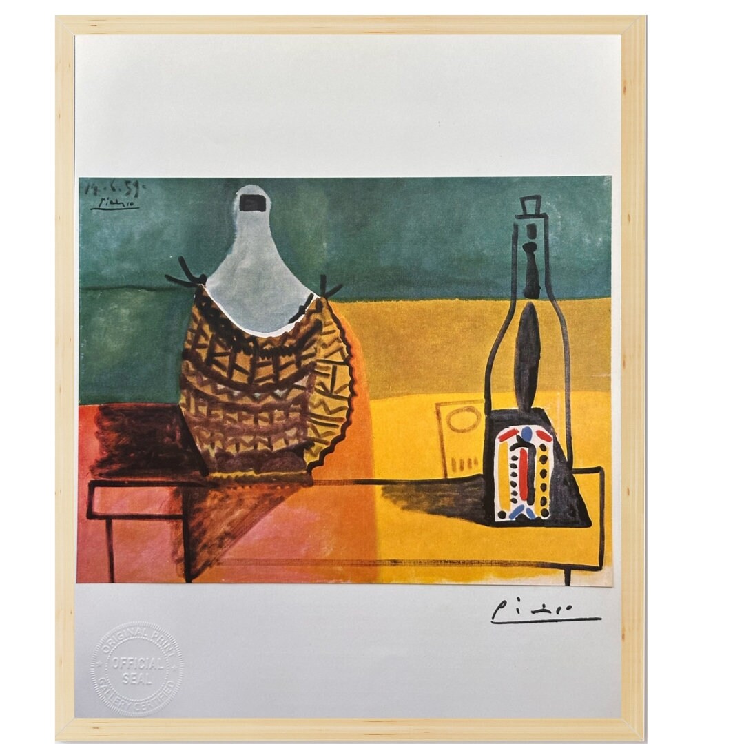 Pablo Picasso Original Signed Print, Still Life, 1959, Vintage Art - Etsy