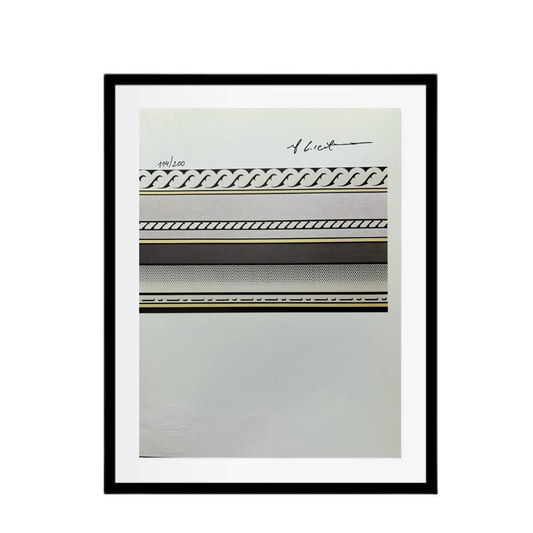Roy Lichtenstein Print, Bottom: Roller Skates 1961 Signed Offset ...