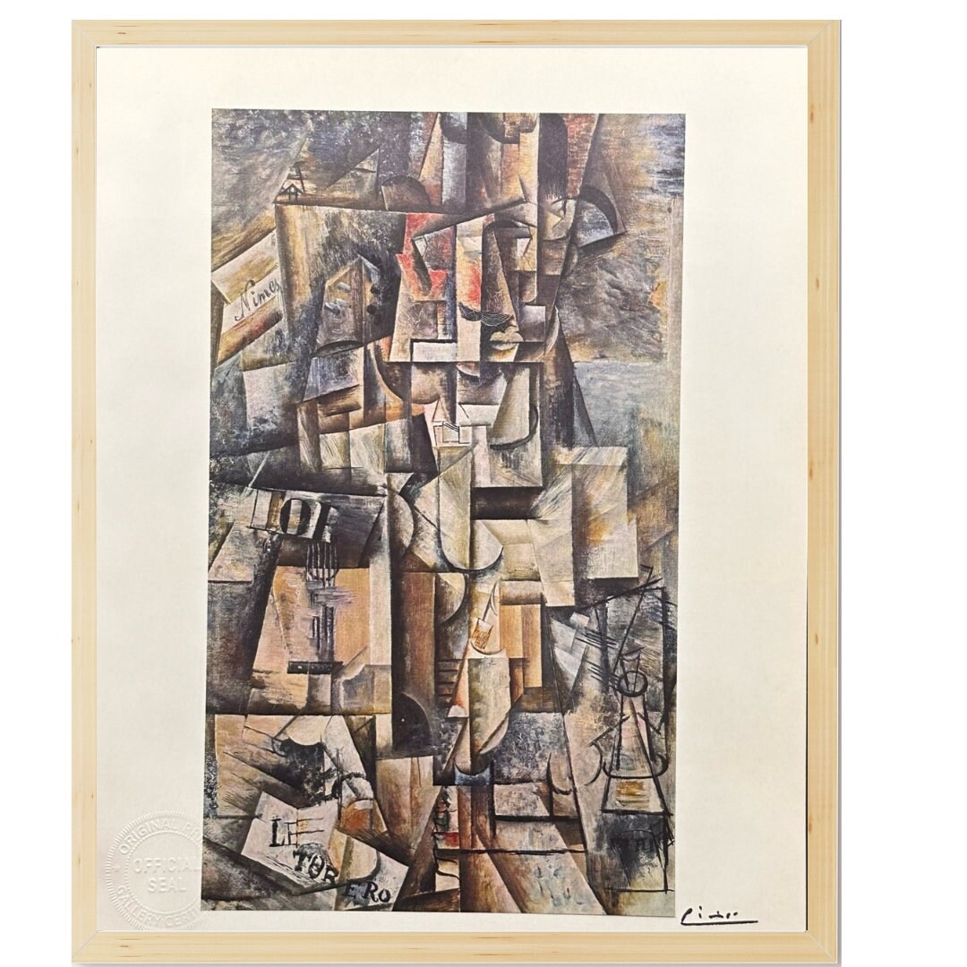 Pablo Picasso Original Signed Print, the Aficionado, 1912 Vintage Art ...